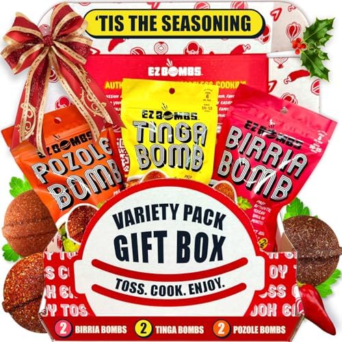 Amazon.com : EZ Bombs Variety Pack – Pozole, Tinga & Birria Bomb ...