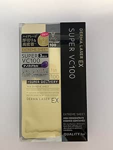 Amazon | ダーマレーザー EX SUPER VC100 ハイグレード厚切り&高密着 SUPER3枚入り VC100 | Generic | フェイスマスク 通販