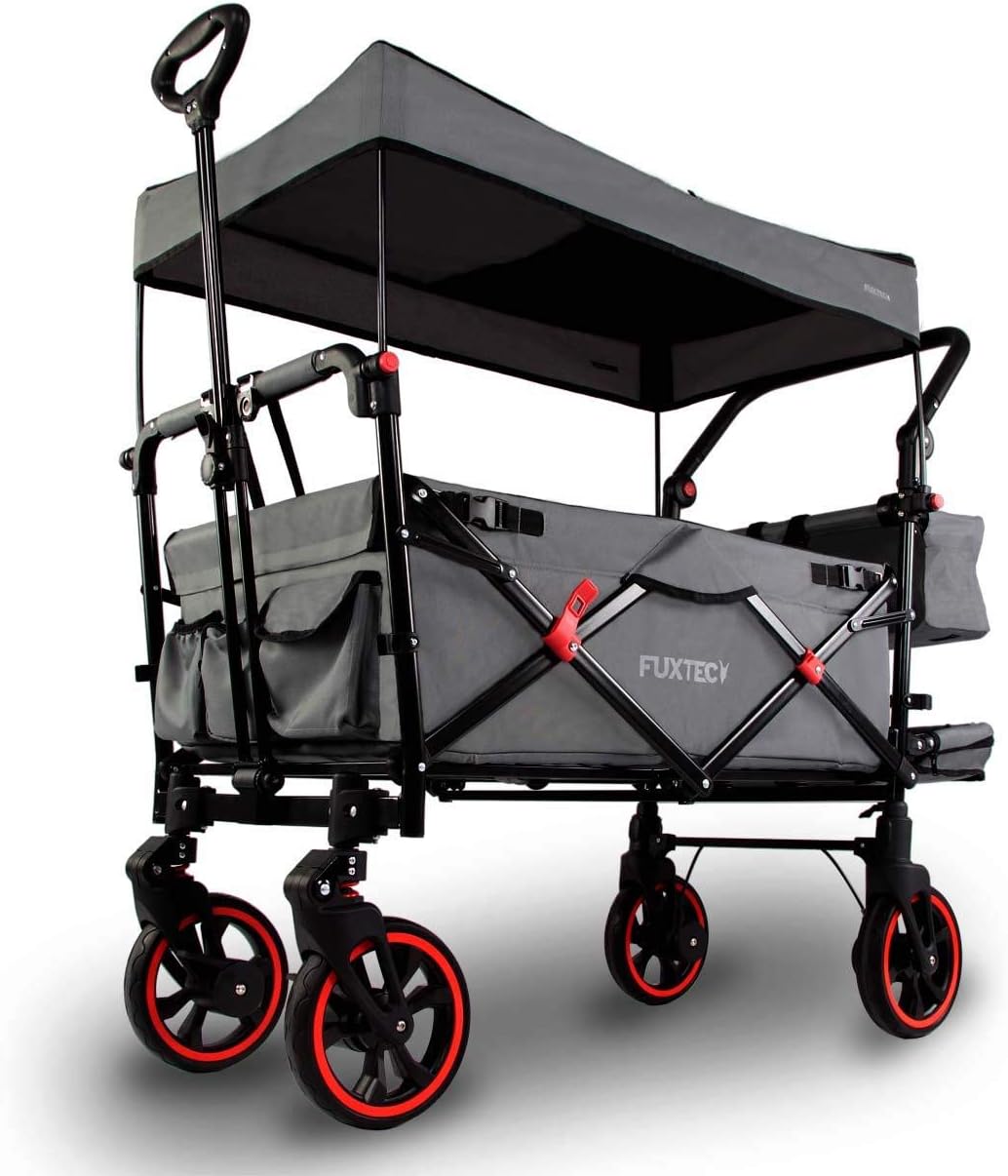 Fuxtec Chariot Premium Cruiser Gris, L'Original, Chariot de Jardin ...