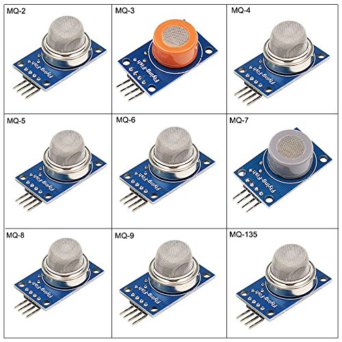 Invento MQ-2 MQ-3 MQ-4 MQ-5 MQ-6 MQ-7 MQ-8 MQ-9 MQ-135 Gas Detection Alarm Sensor Module ...