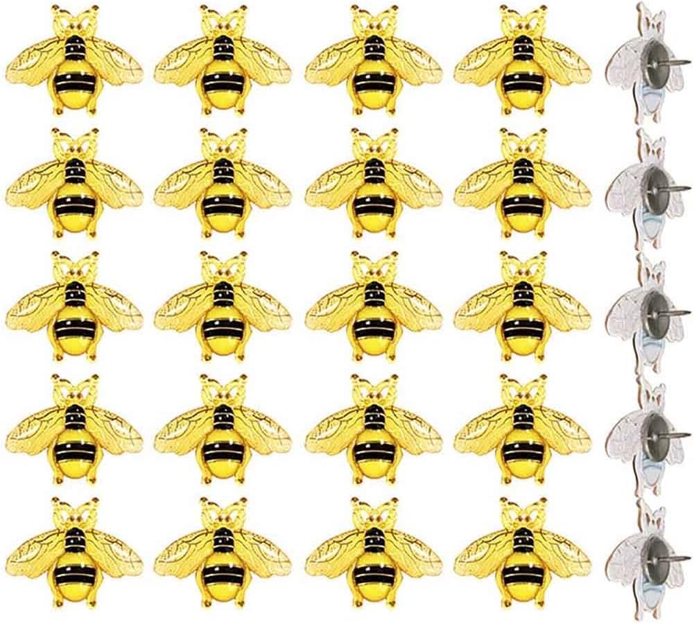 20 Pieces Creative Gold Honeybee Pushpins Push Pins Australia | Ubuy
