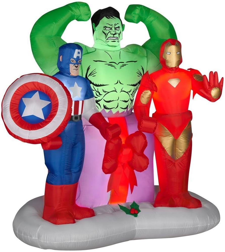 Amazon.com: Gemmy Airblown Inflatable Marvel Avengers Assemble ...