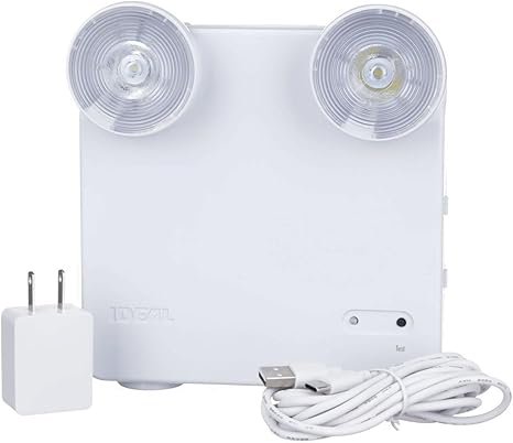 Ideal Security Rechargeable LED Power Failure Light, Adjustable Heads ...