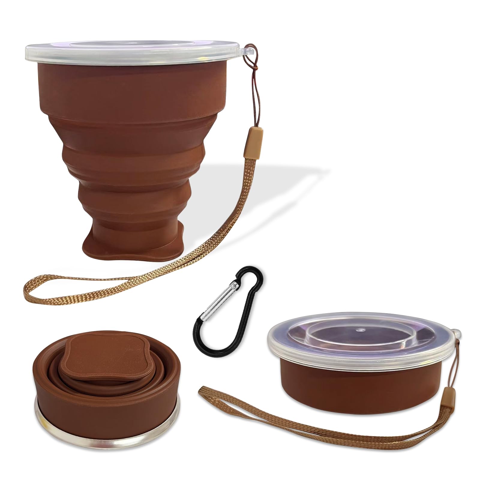 Amazon.com: FINDWORLD 200ML Collapsible Cup - Silicone Foldable Cup ...