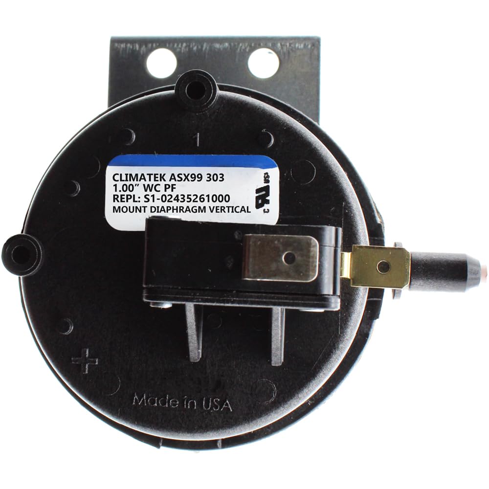 ClimaTek Furnace Vent Air Pressure Switch for Luxaire 9371DO-HS-0010 ...