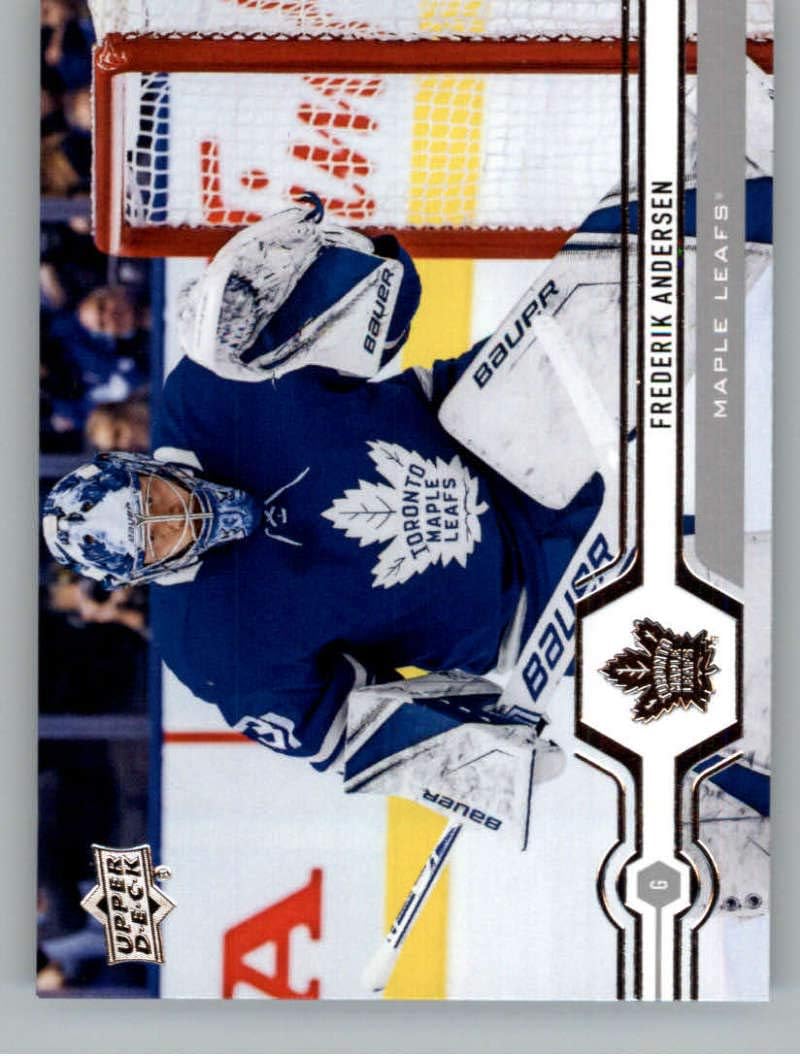 Amazon.com: 2019-20 Upper Deck Series 1 Hockey #7 Frederik Andersen ...