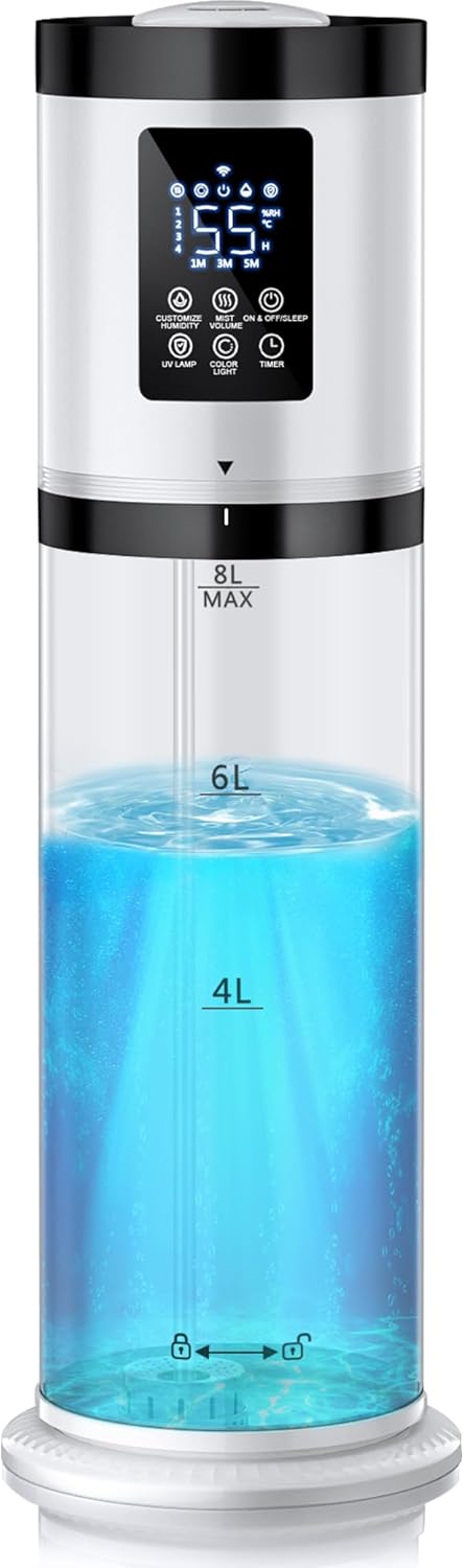 Amazon.com: Humidifiers for Bedroom Large Room, 2.11 Gal Large Capacity ...