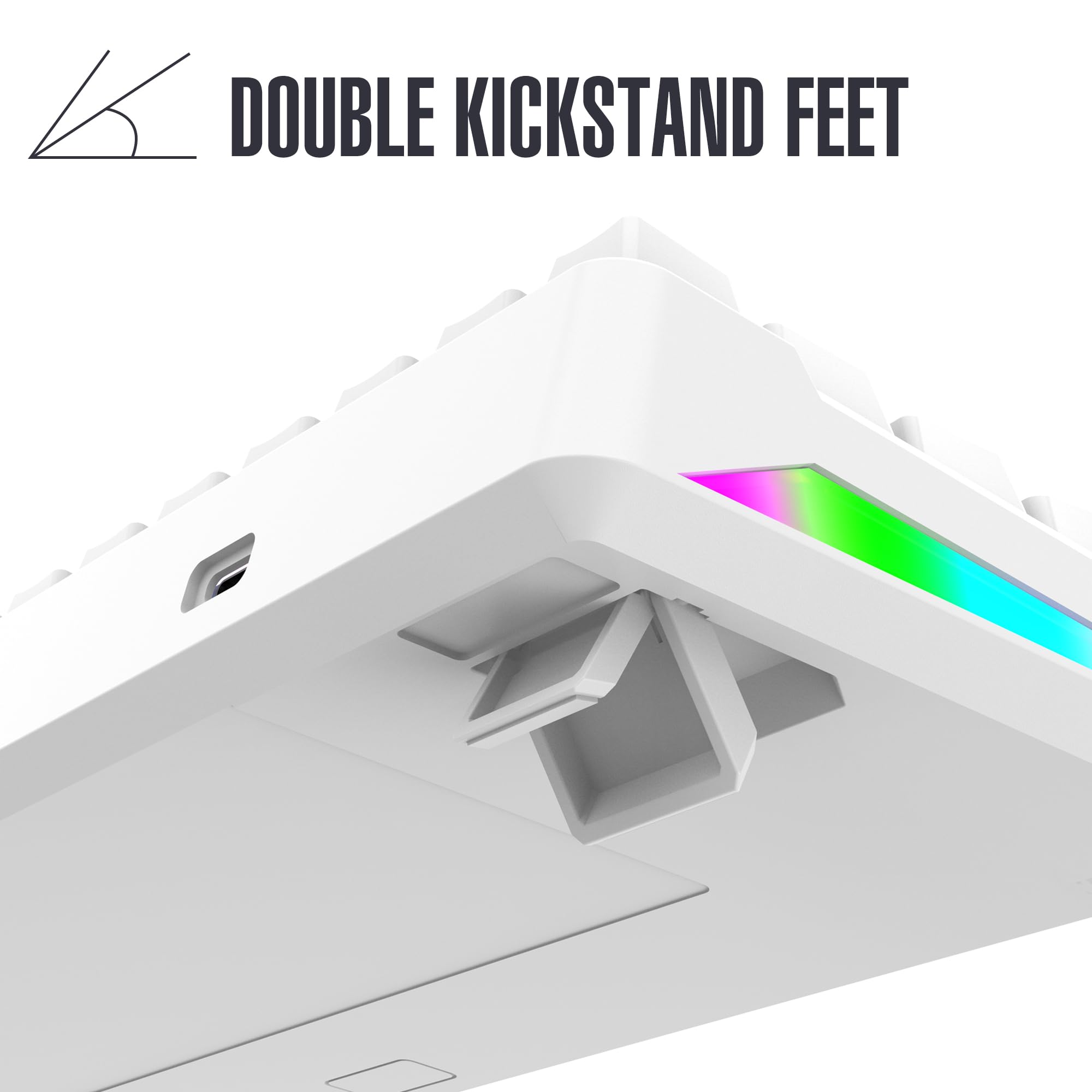 Snapklik.com : CTBTBESE Compact 65-Key Mechanical Gaming Keyboard - 60% ...