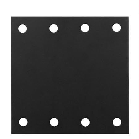 Amazon.com: 6 Pack 6 x 3⅞ inches Black Flat Mending Plate, Steel ...