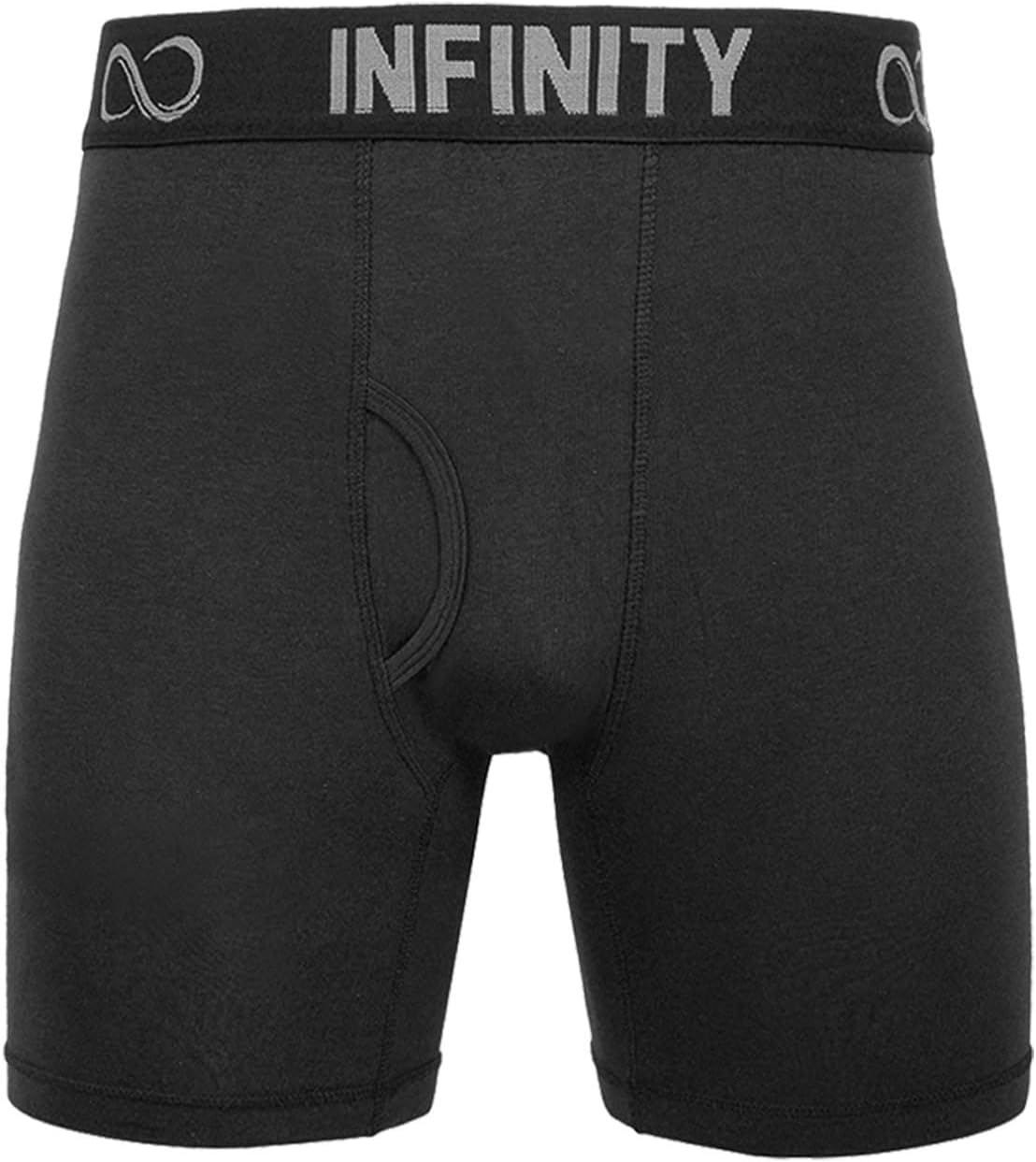 Infinity Choices for Mens Classic Fit Boxer Brief Underwear 92% Cotton ...
