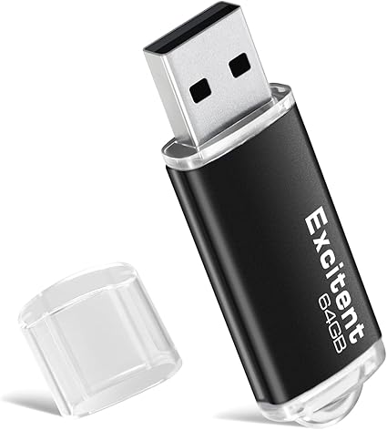 Amazon.com: Flash Drive 64GB for Computer/Laptop,USB 2.0 Memory Stick ...