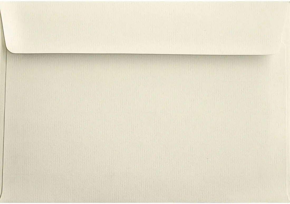 Netuno 100 Ecru Ribbed envelopes C5 162 x 229 mm 6.4 x 9 in 120gsm ...