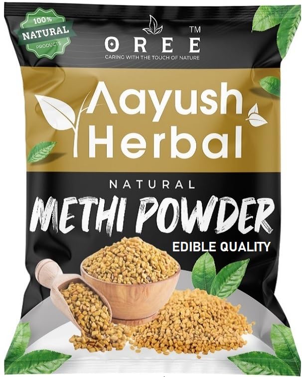 Aayush Herbal Methi Dana Powder For Hair Growth - 200 g | Fenugreek ...