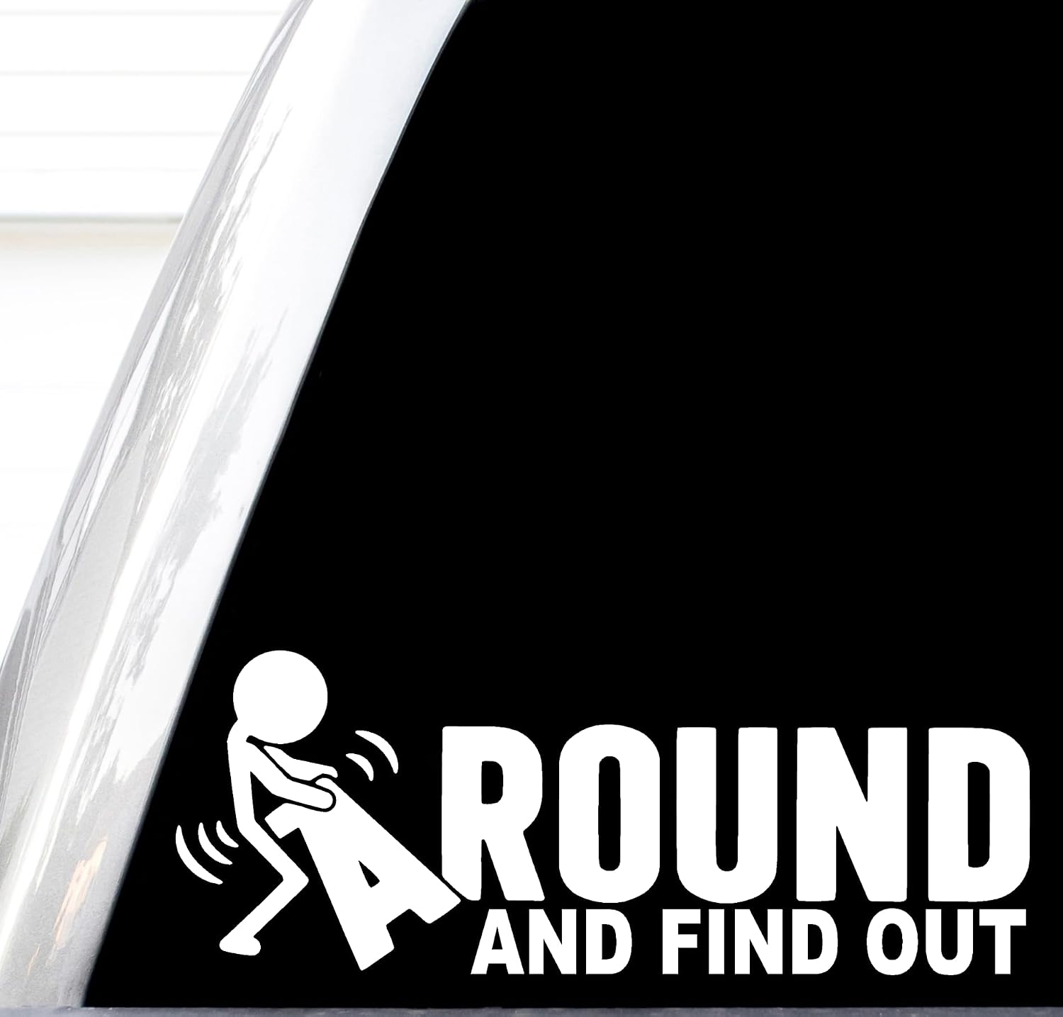 Amazon.com - F*ck Around and Find Out Decal, Empty Gas Tank Stick ...