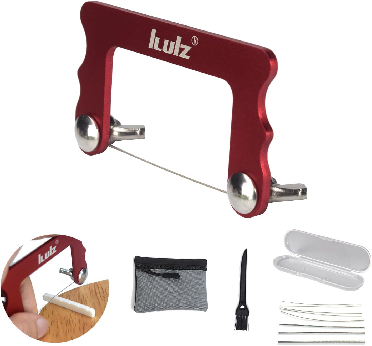 Amazon.com: Guitar Nut Slotting File Set - iLuiz Pro-Grade 6pc Acoustic ...