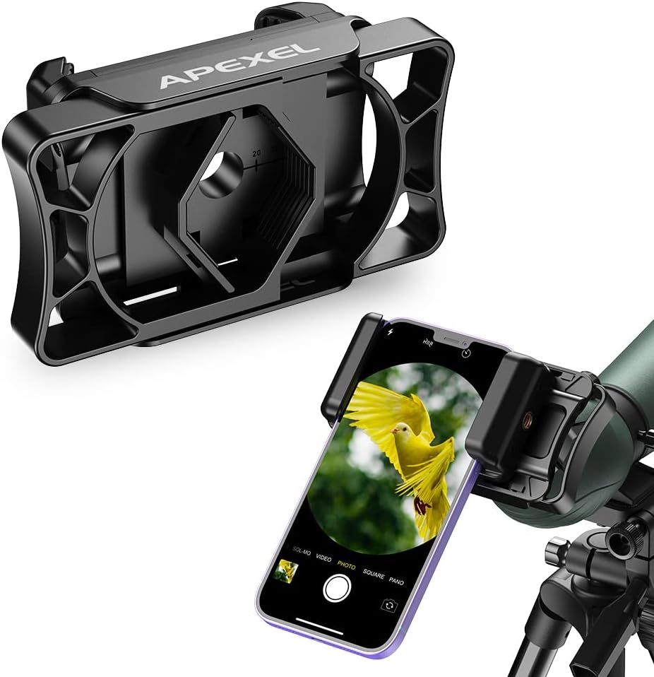 Amazon.com: LAKWAR Telescope Phone Adapter, Universal Cell Phone Mount ...