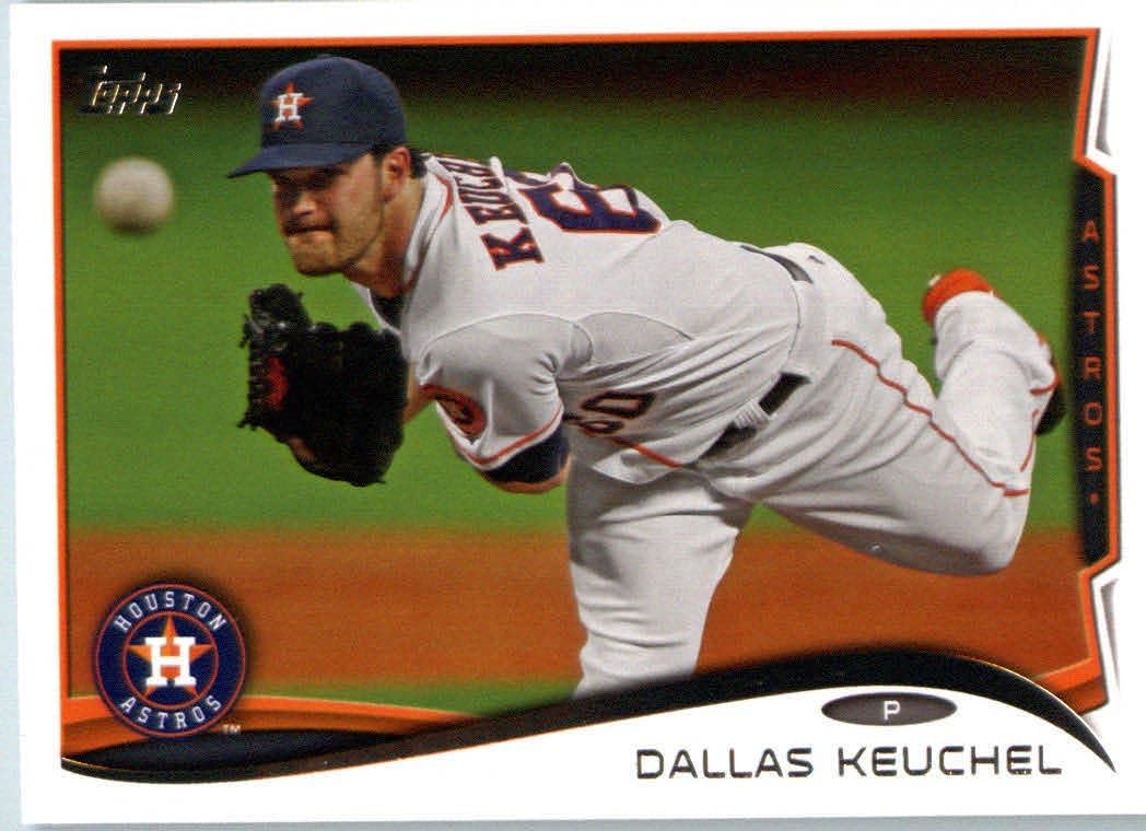 Amazon.com: 2014 Topps Baseball Card # 482 Dallas Keuchel - Houston ...