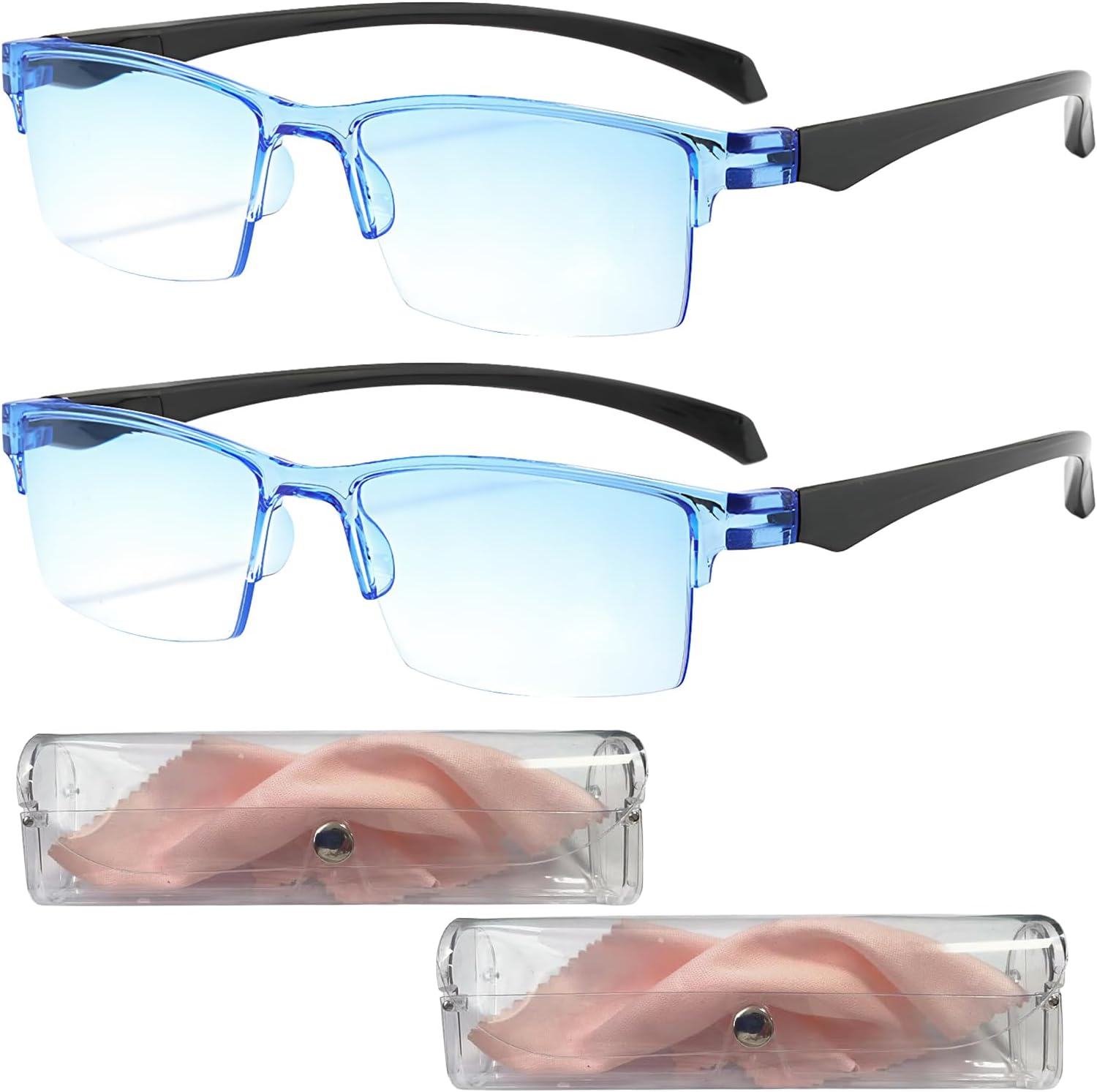 Amazon.com: AQOYNQ 2PCS Automatic Zoom Anti-Blue Light Presbyopia ...