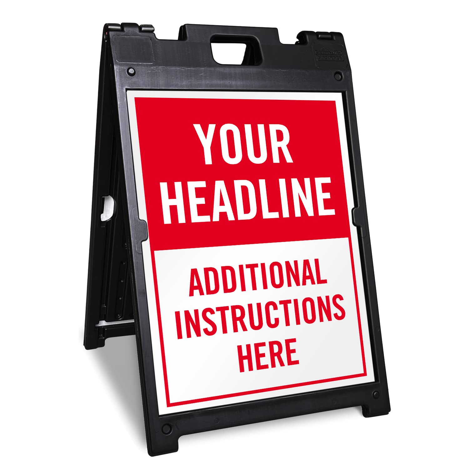 Amazon.com : SmartSign 24 x 18 inch BabyBoss Custom A-Frame Sidewalk ...