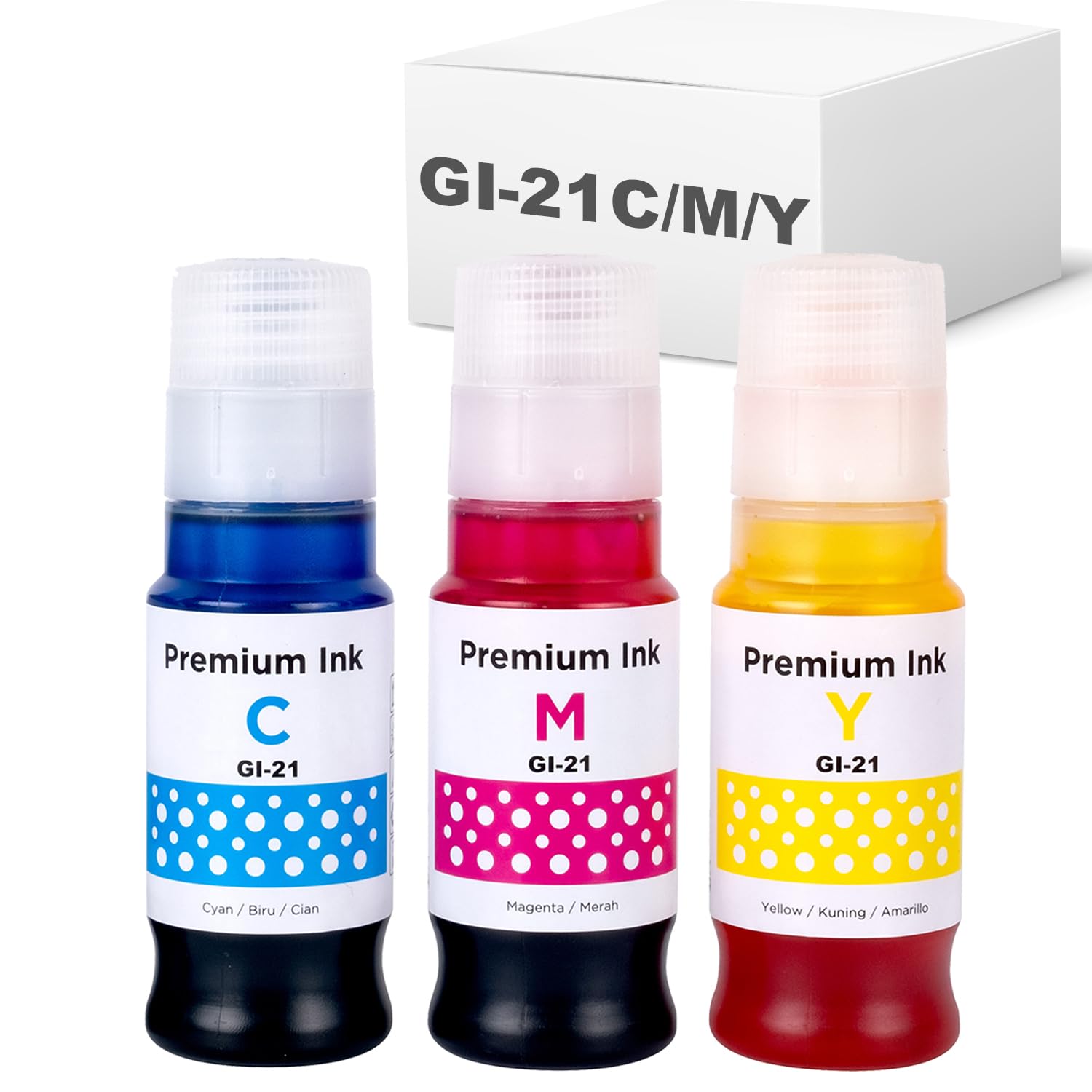 ARTITECH Compatible for Canon GI21 GI-21 GI-21BK GI-21C GI-21M GI-21Y ...