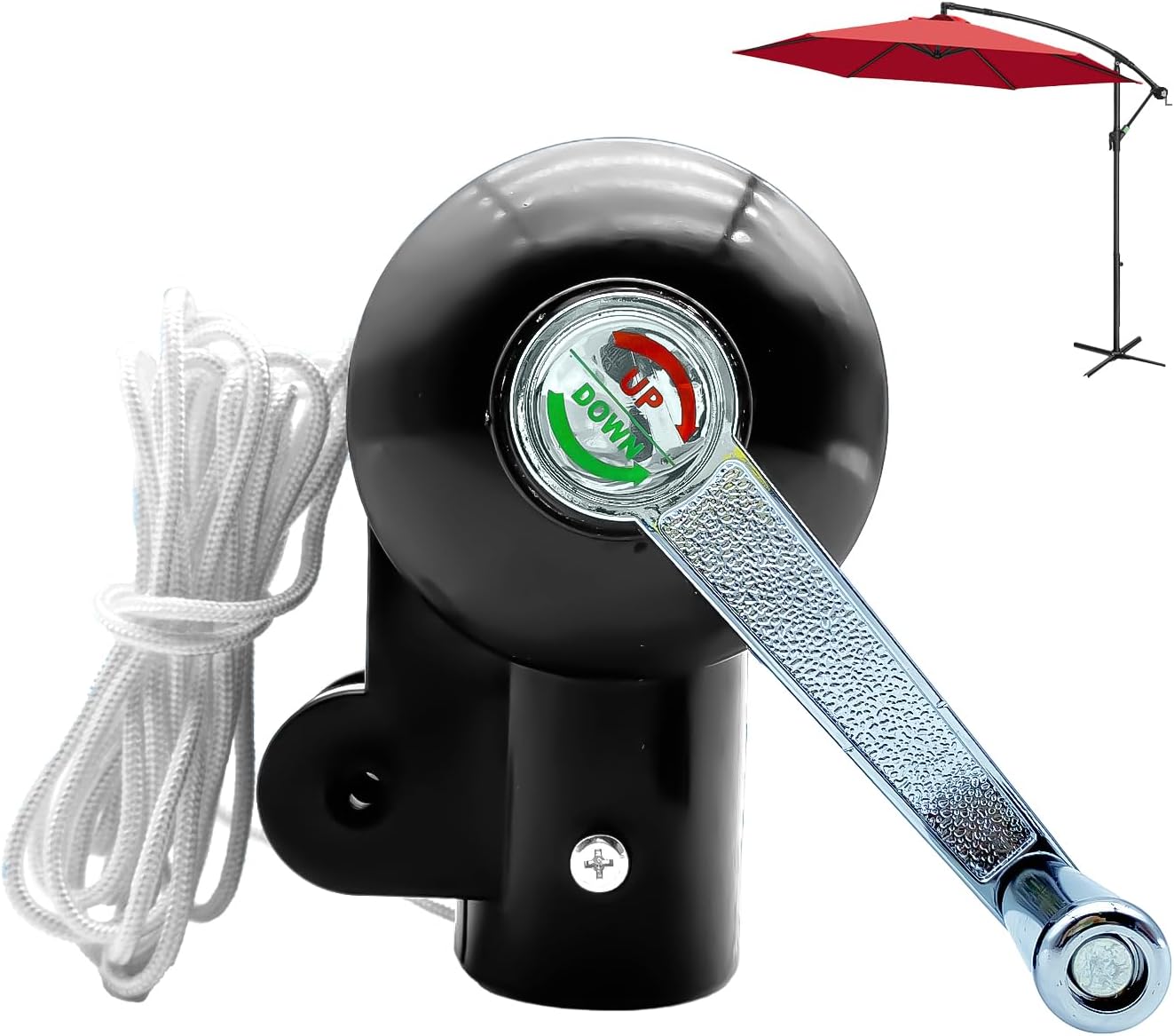 Amazon.com : 1PC Patio Umbrella Crank Handle dia. 43mm Heavy Duty Anti ...