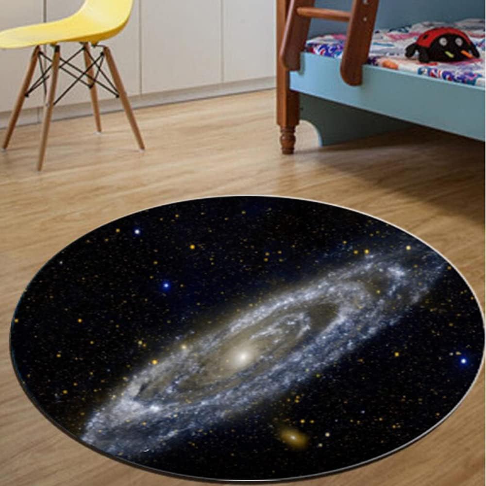 Amazon.com: Earth/Moon Rug Round,Circle Rug for Bedroom/Classroom,Kids ...