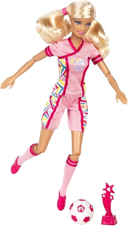 Amazon.com: Barbie I Can Be Team Soccer Champion Doll : Toys & Games
