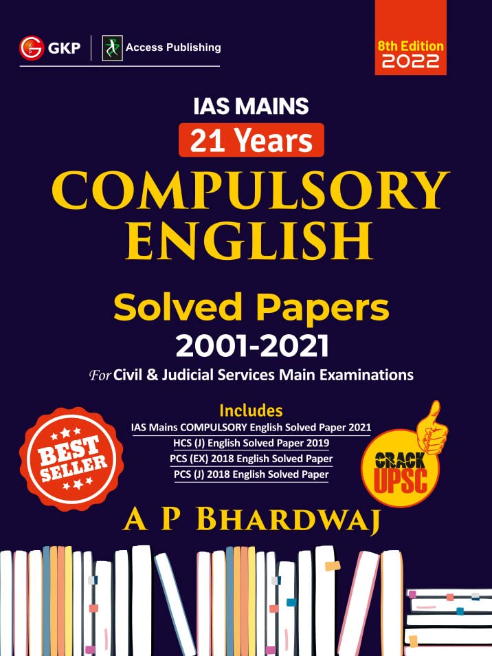 IAS Mains : Compulsory English - 21 Years Solved Papers 2001-2021 8e ...
