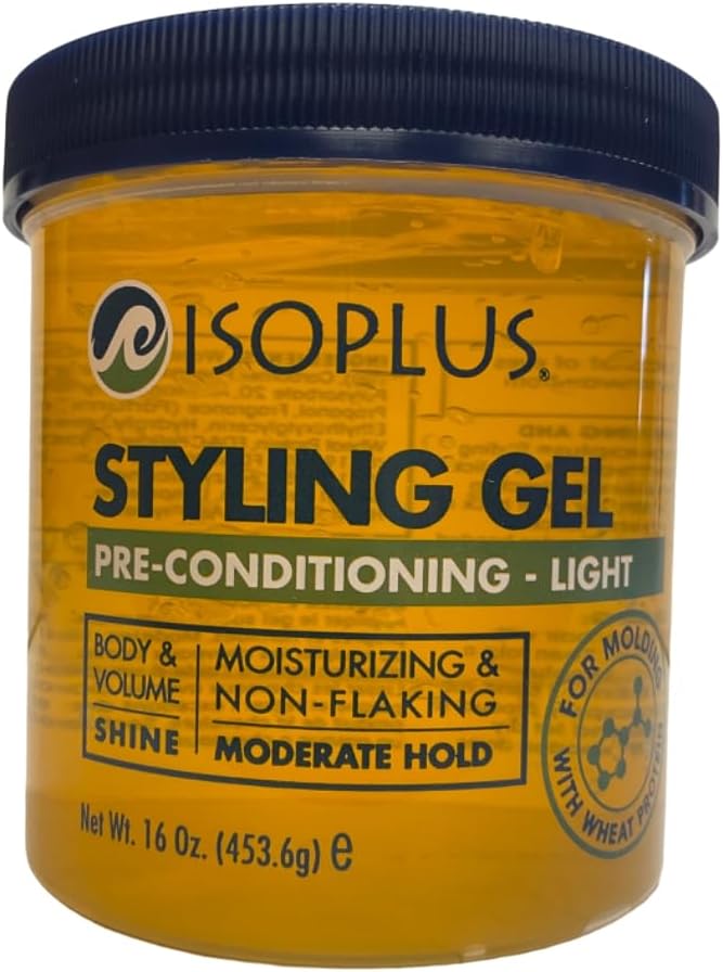 Amazon.com : Isoplus Gel, Styling, Pre‑conditioning Light, 16 Ounce ...