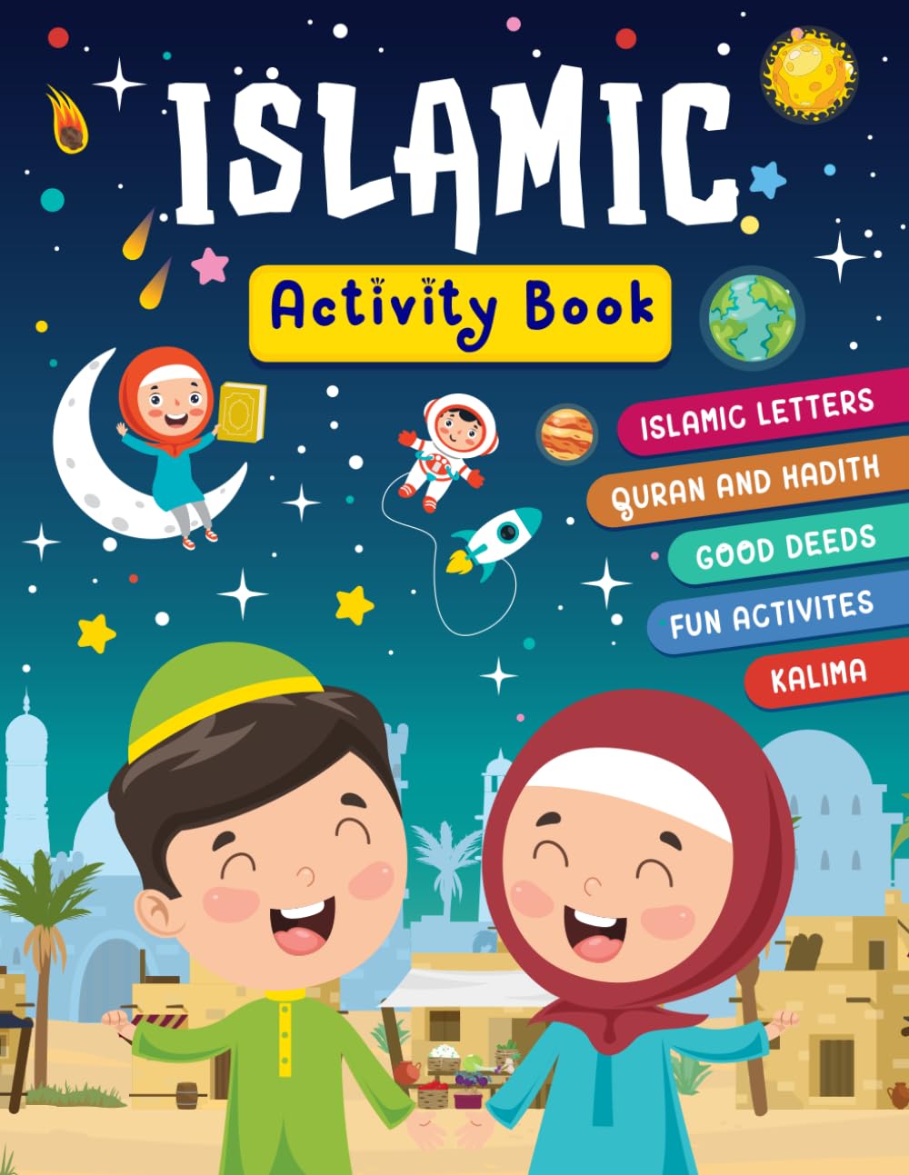 Islamic Activity Book: Islamic Book For Kids: Publications, Wahida ...