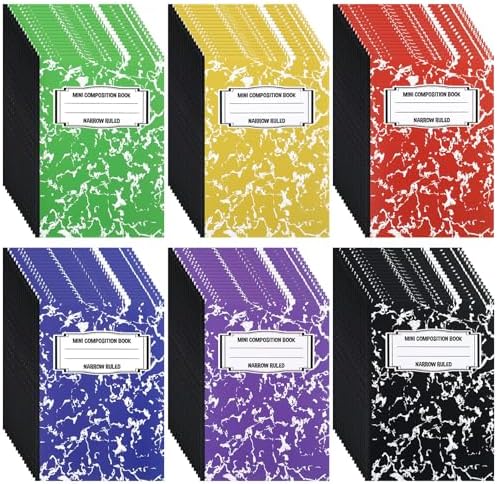 Amazon.com : Mini Composition Notebook Composition Books Cute Marble ...