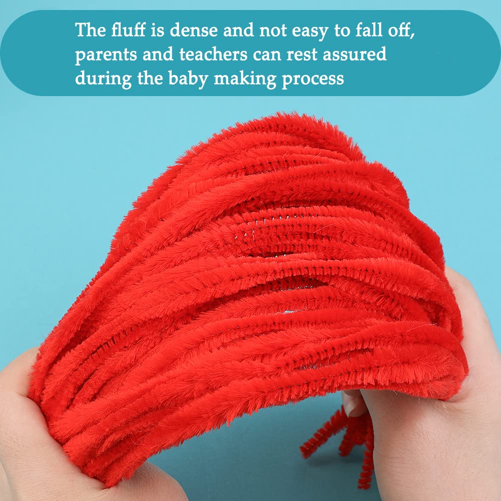 Snapklik.com : 100 PCS Pipe Cleaners Chenille Stem, Bump Chenille Stems ...