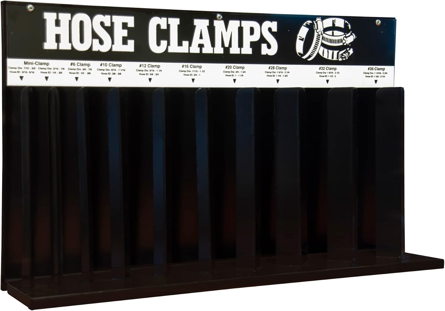 Amazon.com: Durham 906-08-S129 Hose Clamp Rack, 10 Loops : Tools & Home ...
