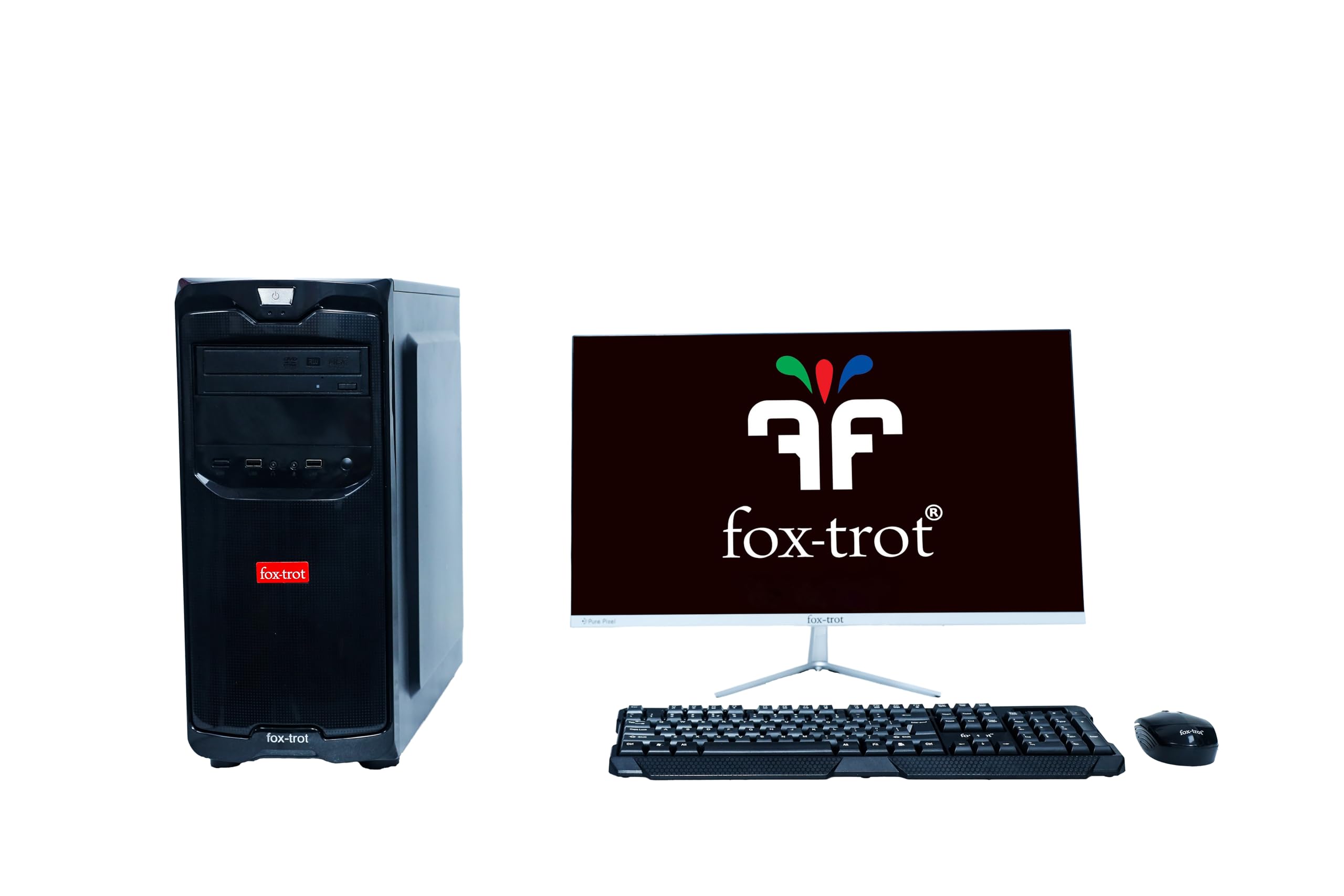 fox-trot Desktop PC 12Gen i5, 21.5-inch (54.6 cm) II FHD Three-Sided ...