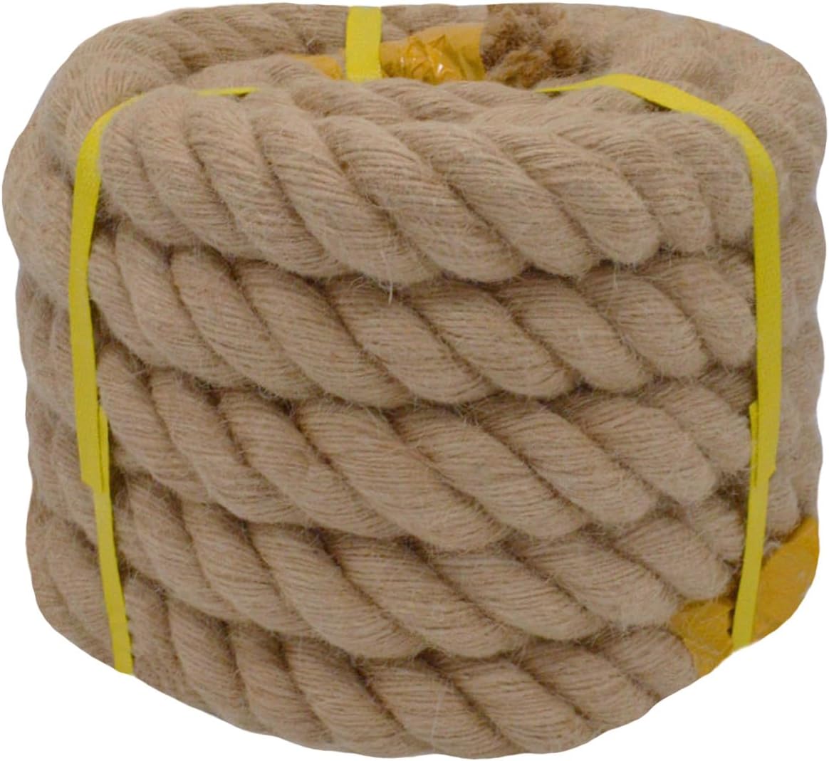 Amazon.com: 2 Inch Natural Jute Rope, 50 Feet Thick Hemp Rope, 4 ...
