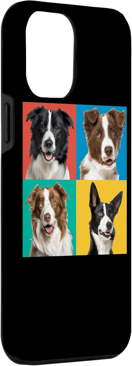 iPhone 15 Plus Border Collie colorful portrait photos for dog owners ...