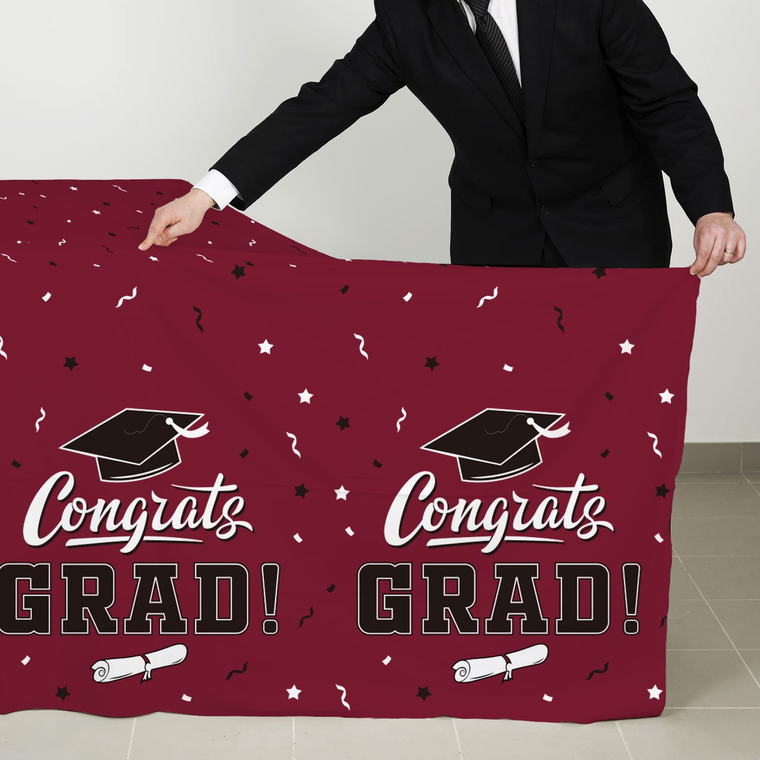 Snapklik.com : Gatherfun Graduation Tablecloths Graduation Party Table ...