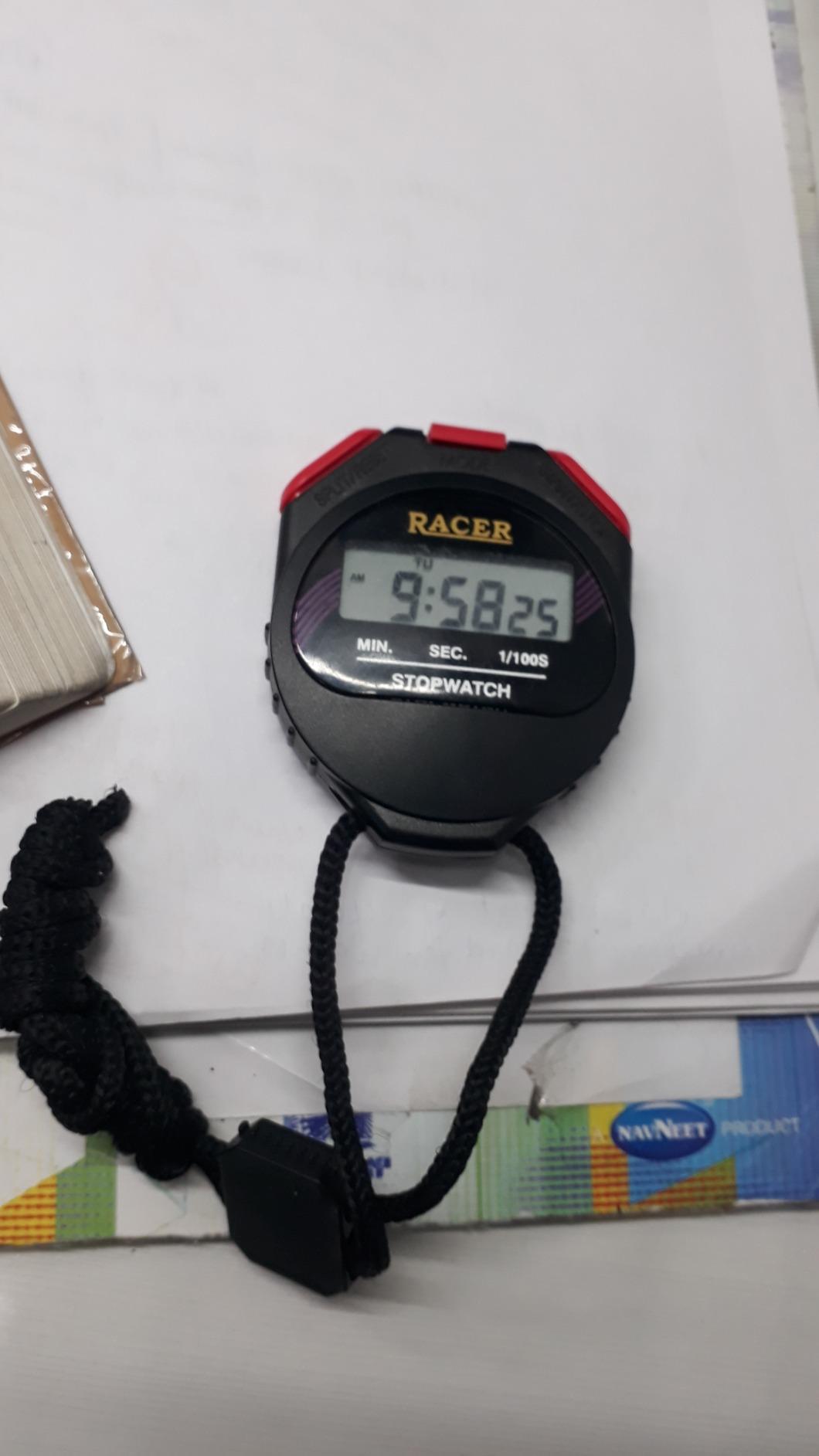 Texla Scientific Instruments Plastic Red Digital Stopwatch : Amazon.in ...