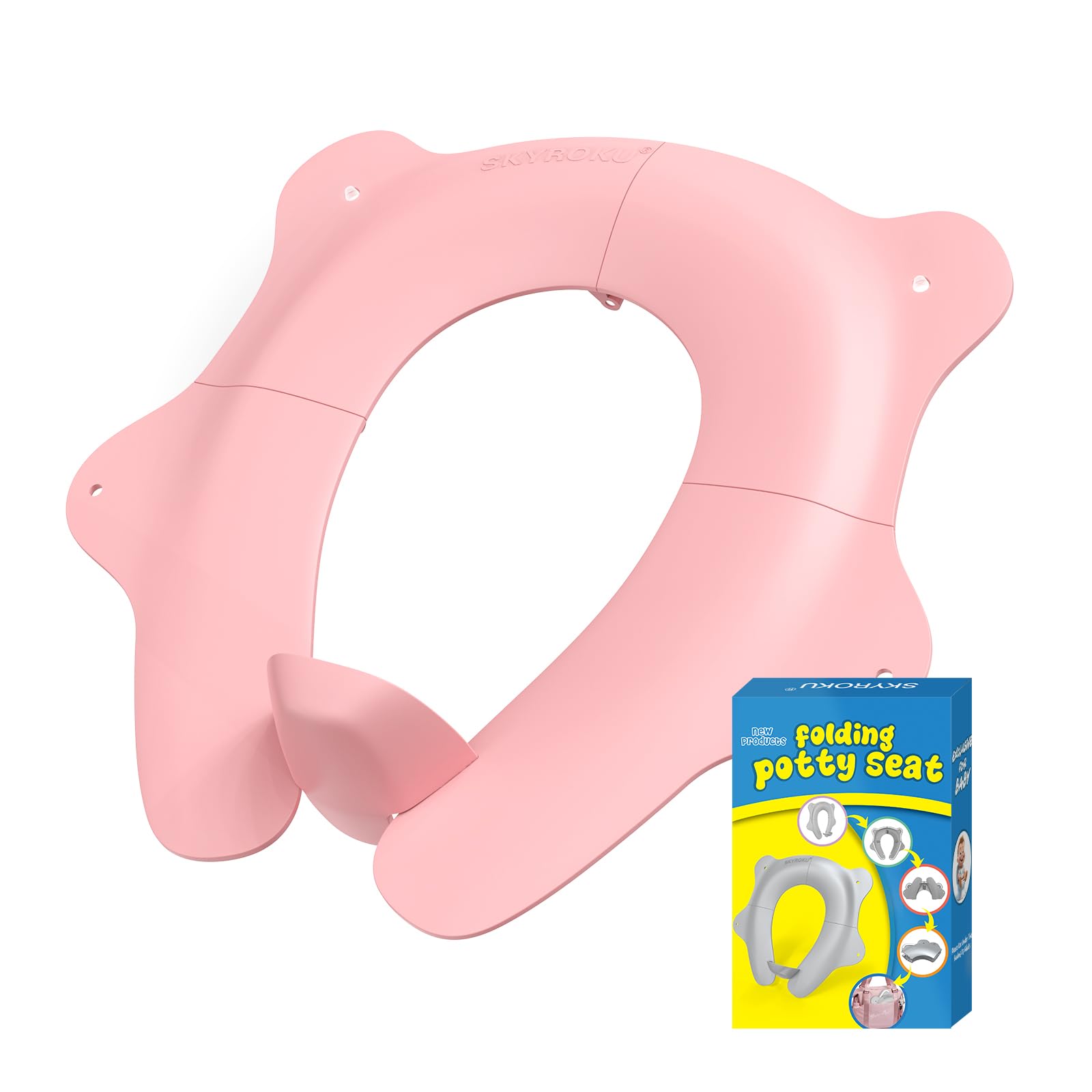 Amazon.com: SKYROKU Foldable Travel Potty Seat for Toddlers and Kids ...