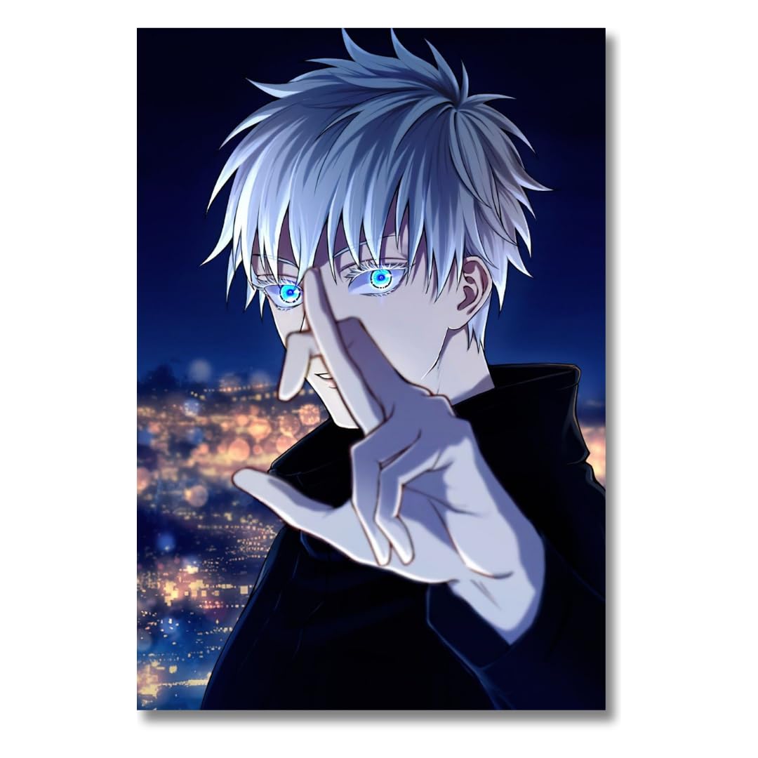 Satoru Gojo | Jujutsu Kaisen Posters for Wall | A3 and A4 sizes | 400 ...