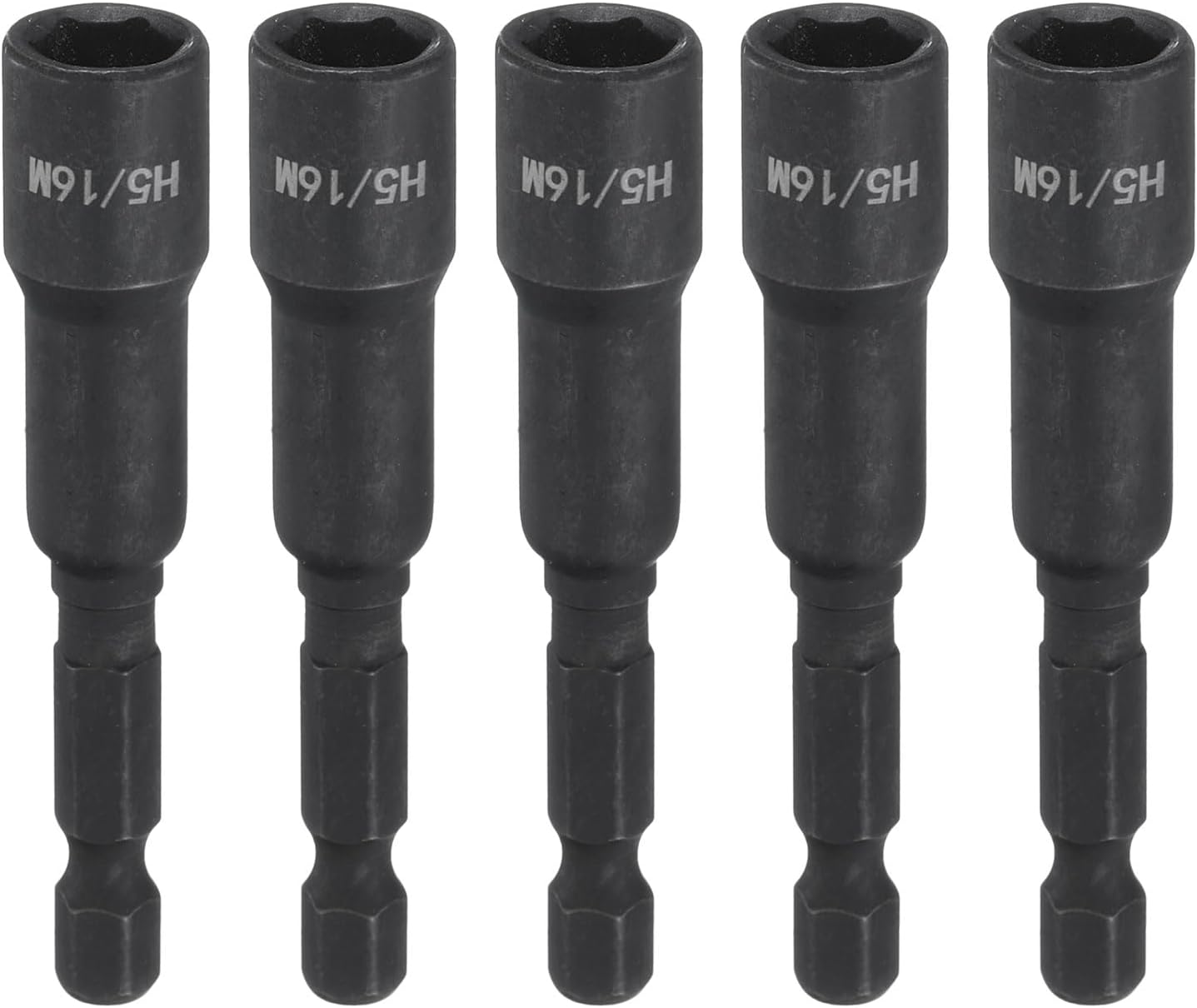 Amazon.com: HARFINGTON 5Pcs Magnetic Nut Driver 5/16" x 1/4" Quick ...