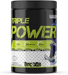 LAP TRIP POWR BLUE RASP 60SERV//BB PRE WORKOUT S A : Amazon.ae: Health