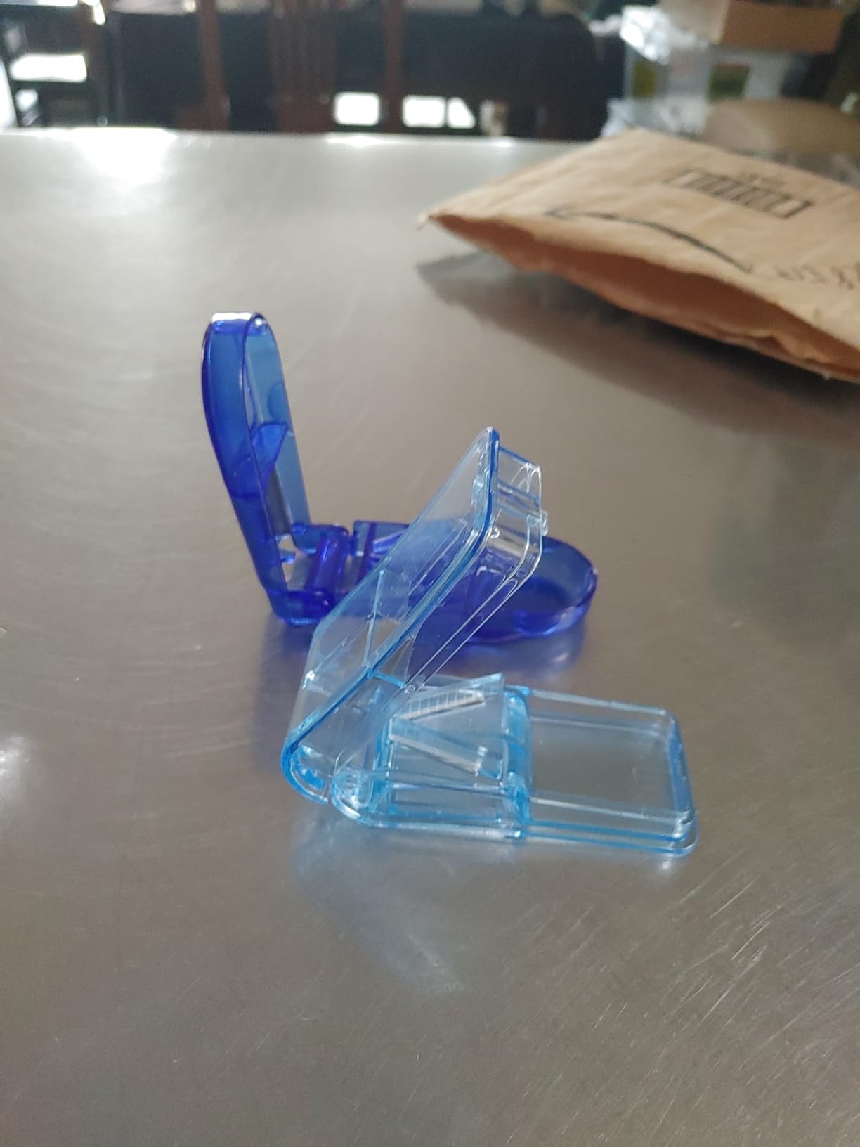 2 Pack Pill Cutter, Pill Splitter with Stainless Steel Blade for ...