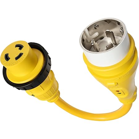 Amazon.com: Parkworld 692019 Shore Power Adapter Cord Marine 50A Plug ...