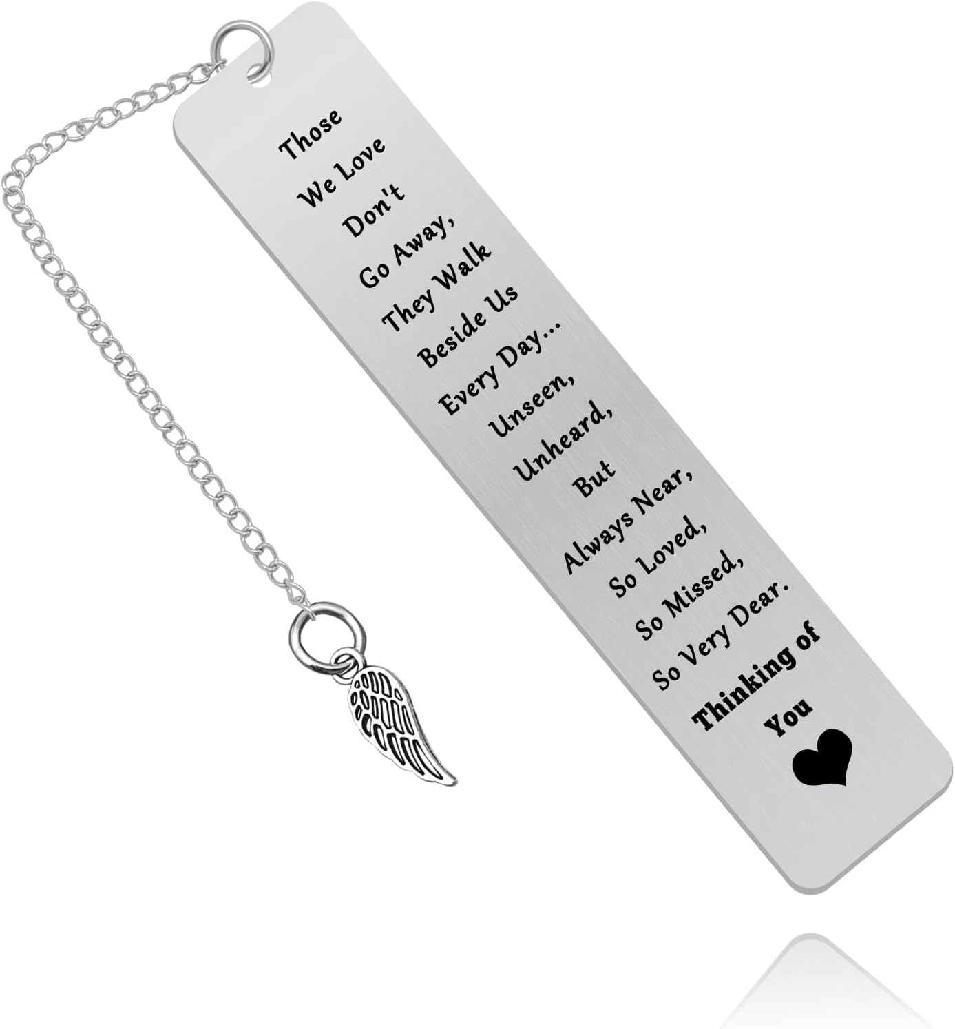 Amazon.com: Angel Bookmarks with Sympathy Poem - Funeral Favors for ...