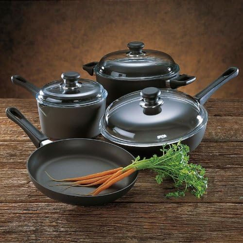 Amazon.com: Scanpan Discontinued Classic Ceramic Titanium 7pc Chef's ...