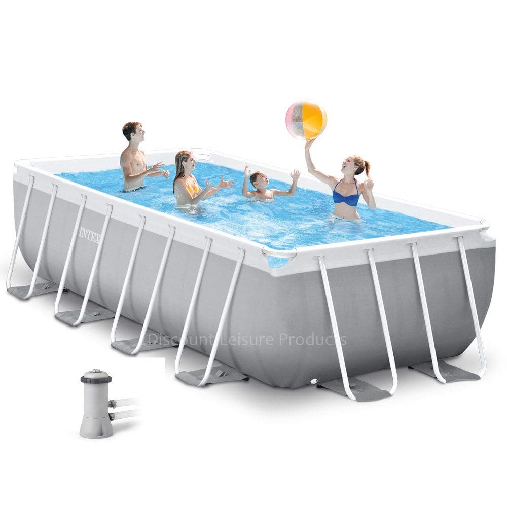 Buy Intex 16 ft. X 8 ft. X 42 inch Prism Frame Rectangular Pool Set ...