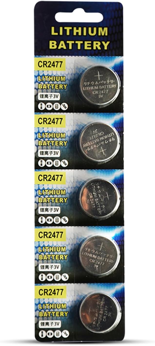 Amazon.com: XLMZL Set of 5pcs CR2477 Button Cell Batteries 2477 Coin ...