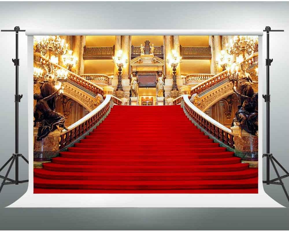 Amazon.com : Ruelvth 7x5ft Palace Backdrop for Photoshoot, Golden ...