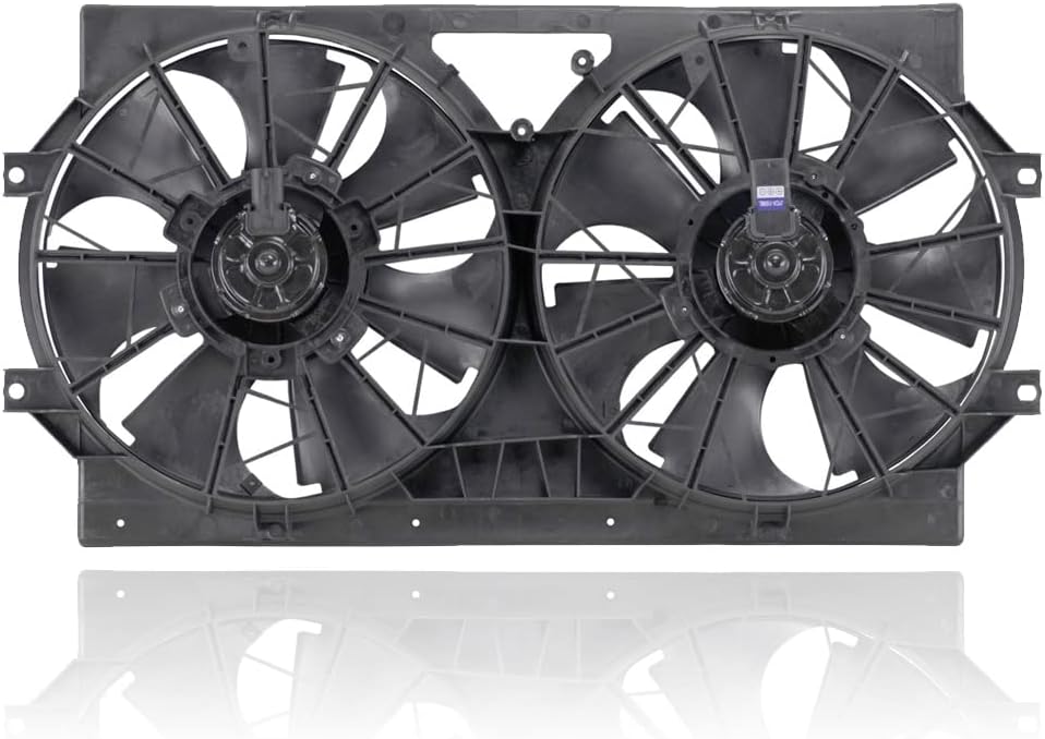 Amazon.com: Dual Radiator and Condenser Fan Assembly - Pacific Best Inc ...
